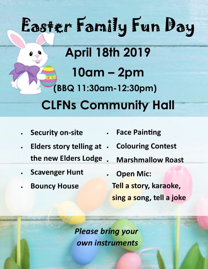 Easter Poster - Cold Lake First Nations